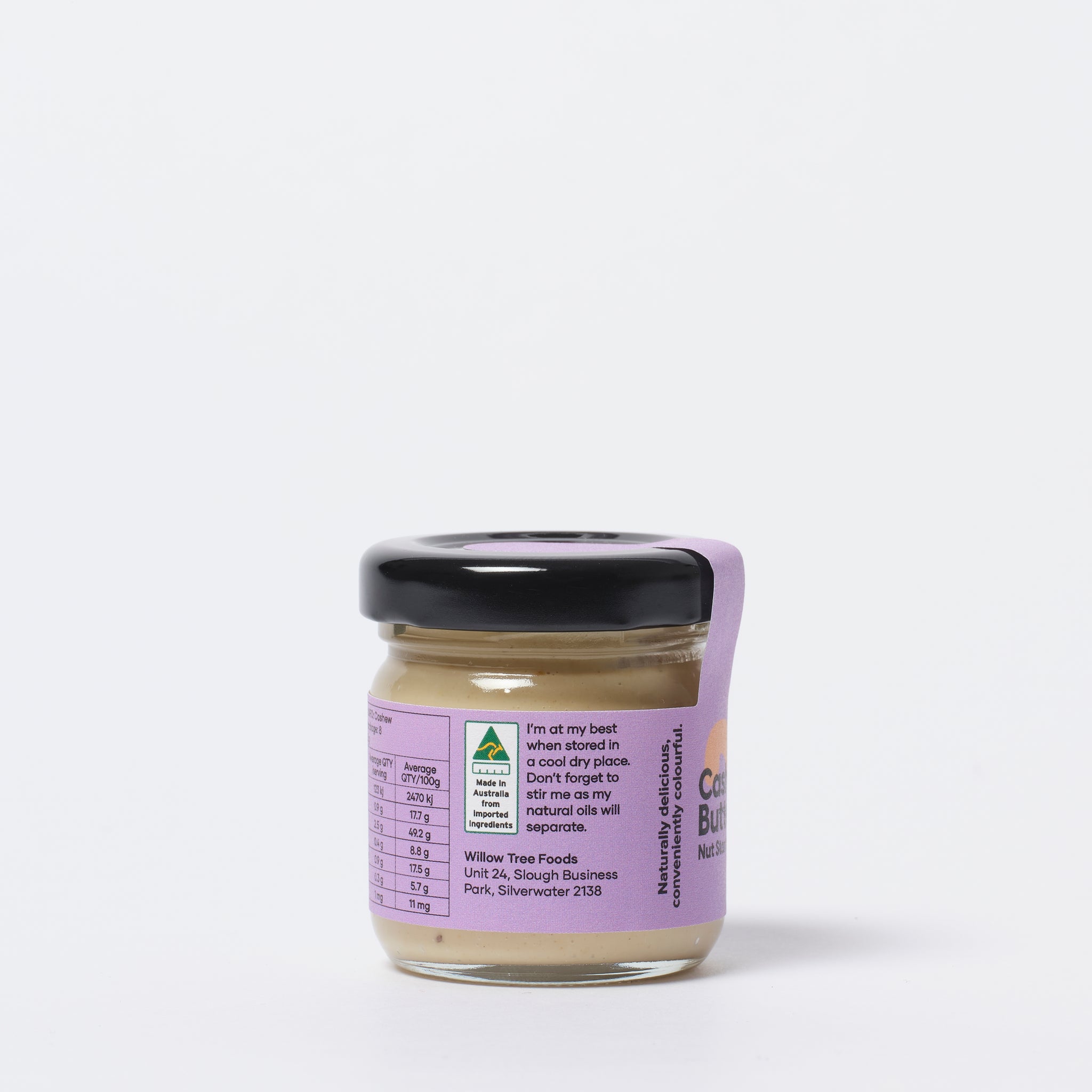 Cashew Butter 40g – Willow Tree Foods