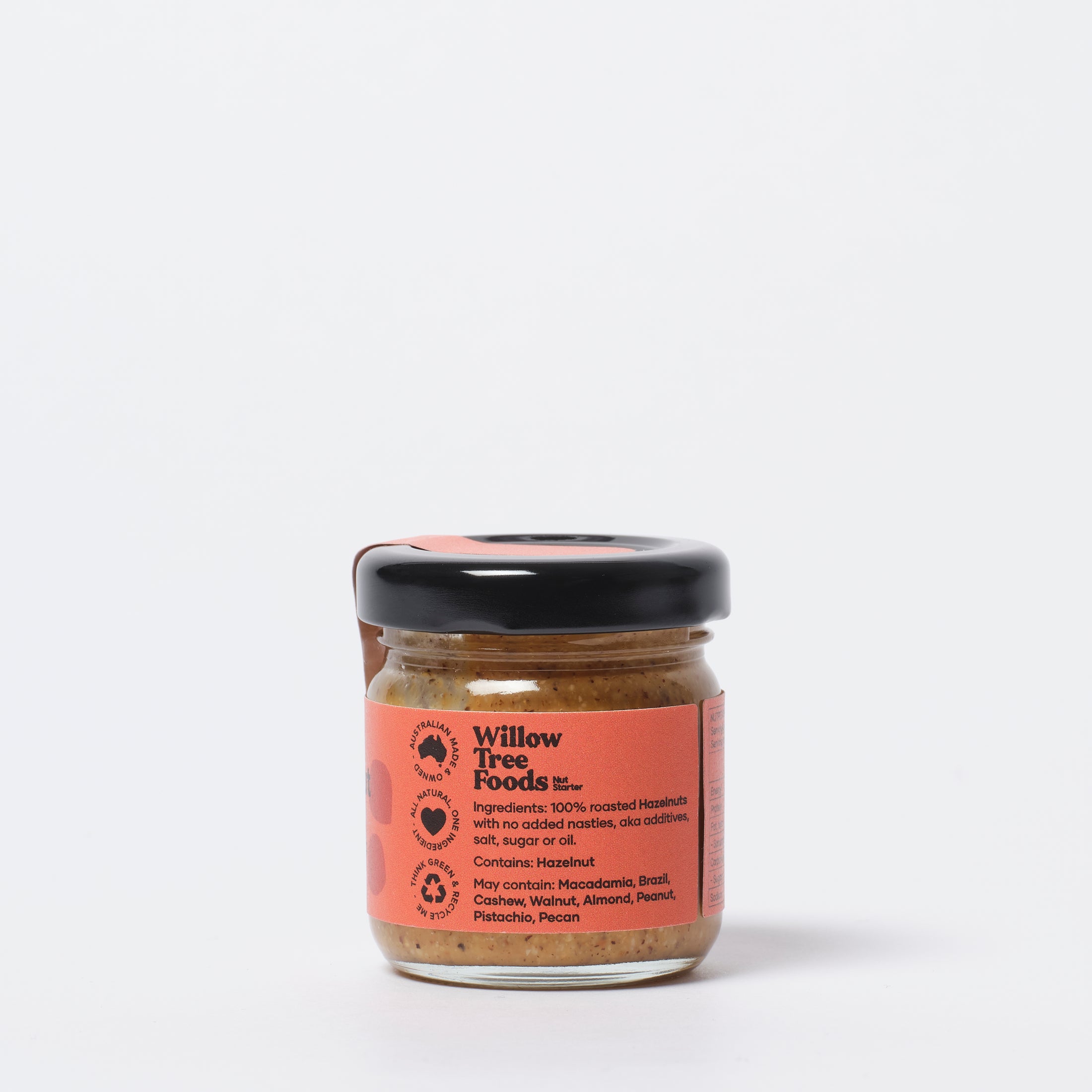 Hazelnut Butter 40g – Willow Tree Foods
